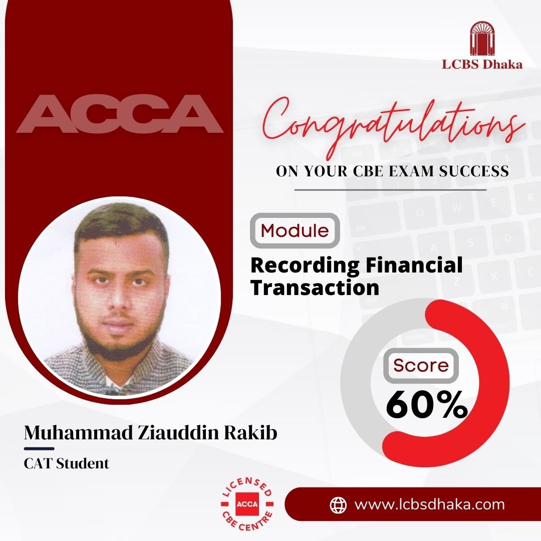 “ACCA Successful Result” - LCBS Dhaka Limited