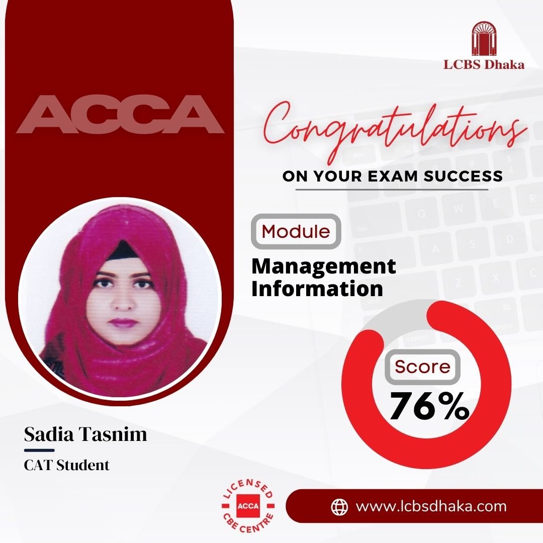 “ACCA Successful Result” - LCBS Dhaka Limited