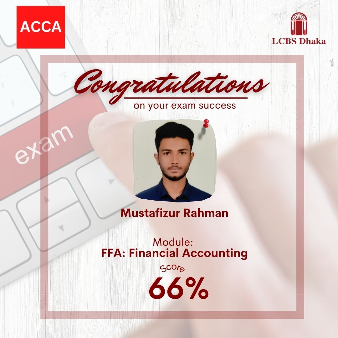 “ACCA Successful Result” - LCBS Dhaka Limited